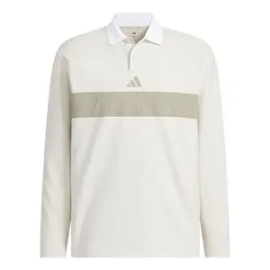 Adidas Long Sleeve Polo Shirt - Alumina