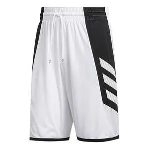 Adidas Quick-dry Basketball Shorts - White/black
