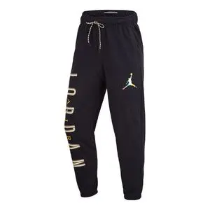 JORDAN Sport Dna Casual Alphabet Printing Lacing Sports Pants - Multi-color