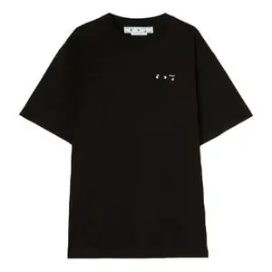 Off-White Ss22 Back Caravaggio Short Sleeve Loose Fit T-shirt - Black