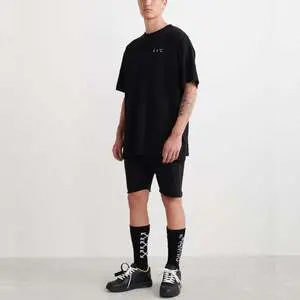 Off-White Ss22 Back Caravaggio Short Sleeve Loose Fit T-shirt - Black