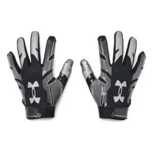 Under Armour F8 Football Gloves - Black/metallic Silver