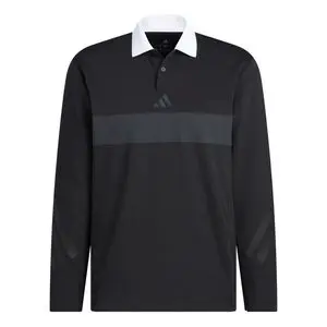 Adidas Long Sleeve Polo Shirt - Black