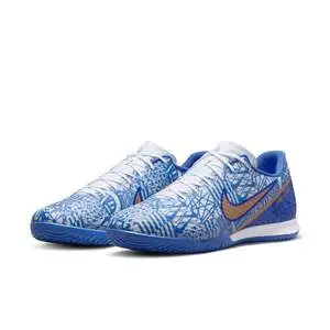Nike Zoom Mercurial Vapor 15 Academy Cr7 Ic "azulejo" Athletic Sneakers - White/blue