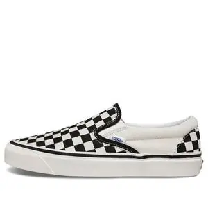 VANS Classic Slip-on 98 Dx Anaheim Factory Checkerboard - White/black