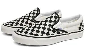 VANS Classic Slip-on 98 Dx Anaheim Factory Checkerboard - White/black