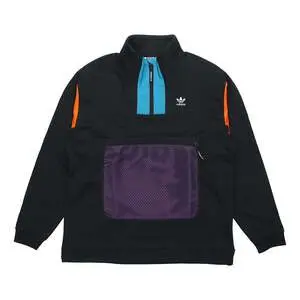 Adidas Originals Pt3 1/4 Zip Track Jacket - Black
