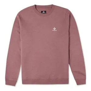 CONVERSE Go-to Embroidered Star Chevron Brushed Back Fleece Crew Sweatshirt Asia Sizing