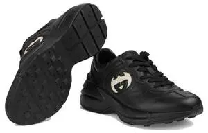 Gucci Rhyton Leather Sneakers