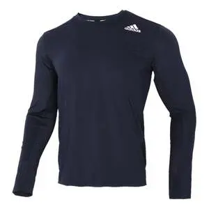 Adidas Tf Turf Ls Ftd Sports Running Training Gym Long Sleeves Blue - Navy