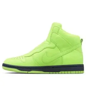 Nike Sacai X Dunk Lux High Top Sneakers - Volt/obsidian-volt