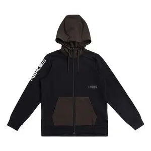 Nike Solid Color Alphabet Zipper Hooded Jacket