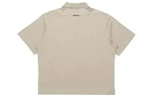 Fear Of God Fw20 Logo Polo Shirt 'olive - Grey/green