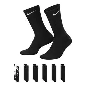 Nike Logo Crew Socks 6 Pack - Multi-color
