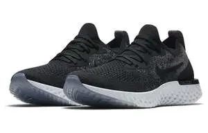 Nike Epic React Flyknit Athletic Sneakers - Black