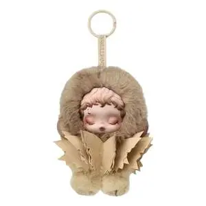 POP MART Skullpanda L'impressionnisme Plush Doll 'teakwood
