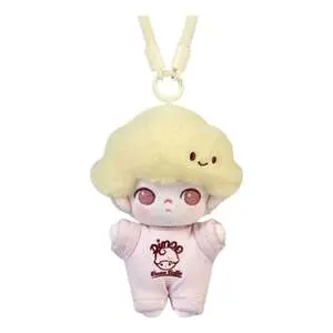POP MART Dimoo Crush On Coffee Plush Keychain - Multi-color