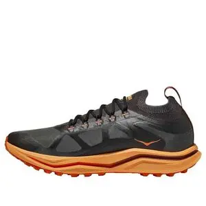Hoka One One Zinal 2 Athletic Sneakers - Black/sherbet