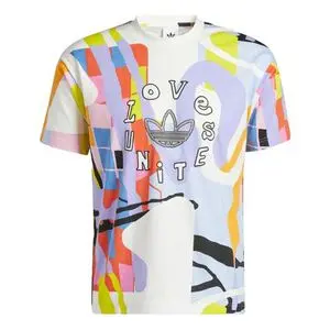 Adidas Originals Love Unites Aop Sports T-shirt - Multi-color