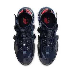 Nike Edge 270 Navy Patent Leather Sneakers - Blueblack/red/black