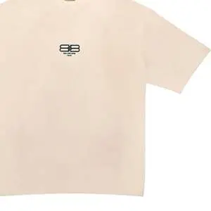 Balenciaga Bb Paris Icon T-shirt Medium Fit 'beige Black