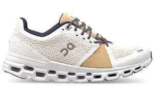 On Cloudstratus Athletic Sneakers - White/yellow