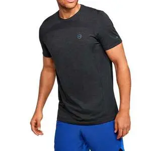 Under Armour Rush Seamless Fitted Short Sleeve T-shirt - Black