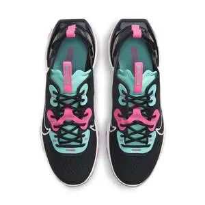 Nike React Vision Sneakers - Black/green/pink
