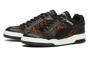 PUMA Slipstream Low Leopard Print Sneakers - Black/brown
