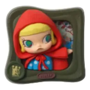 POP MART Molly "childhood Forest" Fridge Magnet - Multi-color