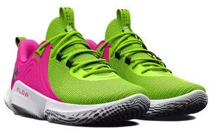 Under Armour Flow Futr X 2 Low Top Sneakers - Pink/green