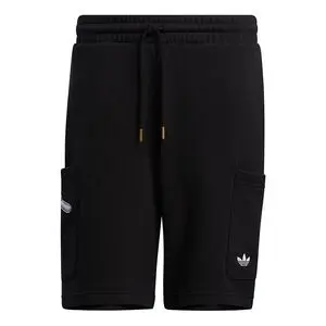 Adidas Originals X Disney Crossover Manga Short 2 Embroidered Sports Shorts - Black