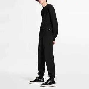 LOUIS VUITTON Fw21 Solid Color Casual Round Neck Long Sleeves Knit