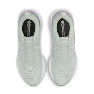 Nike React Infinity Run Flyknit 2 Sneakers - Light Silver/infinite Lilac/barely Green