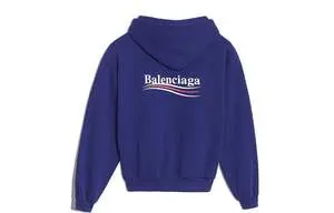 Balenciaga Logo Cotton Hoodie
