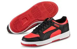 PUMA Rebound Joy Low Top Sneakers - Black/red