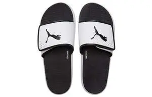 PUMA Softride Slide - White/black