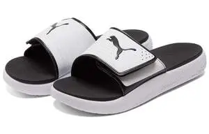 PUMA Softride Slide - White/black