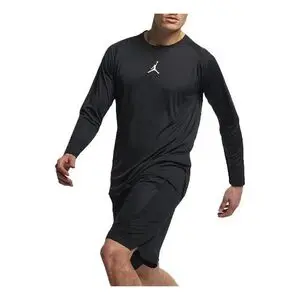 JORDAN Air Round Neck Knit Long Sleeve - Black