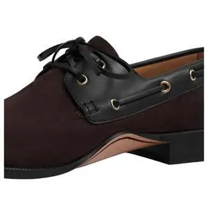Dior Archie Boat Shoe - Deep Brown