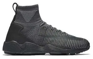 Nike Flyknit Mercurial Xi High Top Sneakers - Black