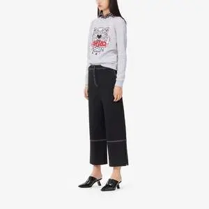 Kenzo Tiger Head Embroidery Crewneck Sweatshirt