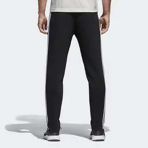 Adidas Solid Color Stripe Knit Sports Pants/trousers/joggers Black