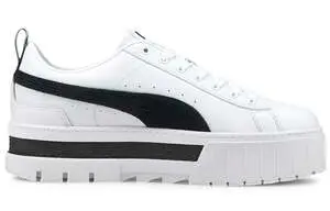 PUMA Mayze Platform Sneakers - White/black
