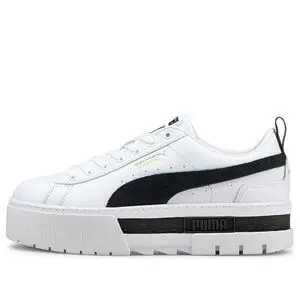PUMA Mayze Platform Sneakers - White/black