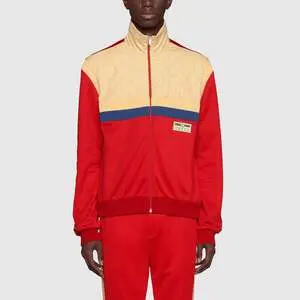 Gucci Plain Knit Zipper Jacket