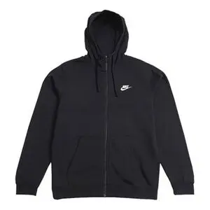 Nike Hooded Fleece Jacket - Black