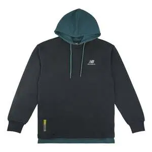 NEW BALANCE Splicing Hooded Knit Pullover