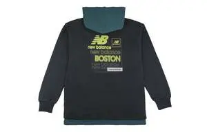 NEW BALANCE Splicing Hooded Knit Pullover