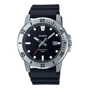 Casio Analog Watch - Black/white/silver